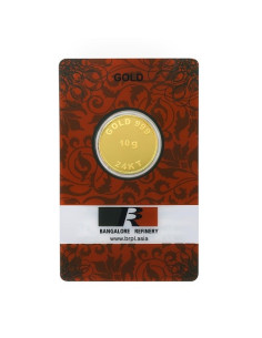 BRPL Bangalore Refinery Gold Bar Of 1 Grams in 24 Karat 999.9 Purity ...
