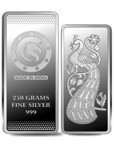 RSBL Silver Bar of 250 Grams in 24Kt 999 Purity Fineness