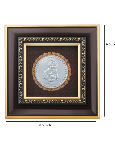 BRPL Bangalore Refinery King George Silver Foil Coin With Frame Of 5 G