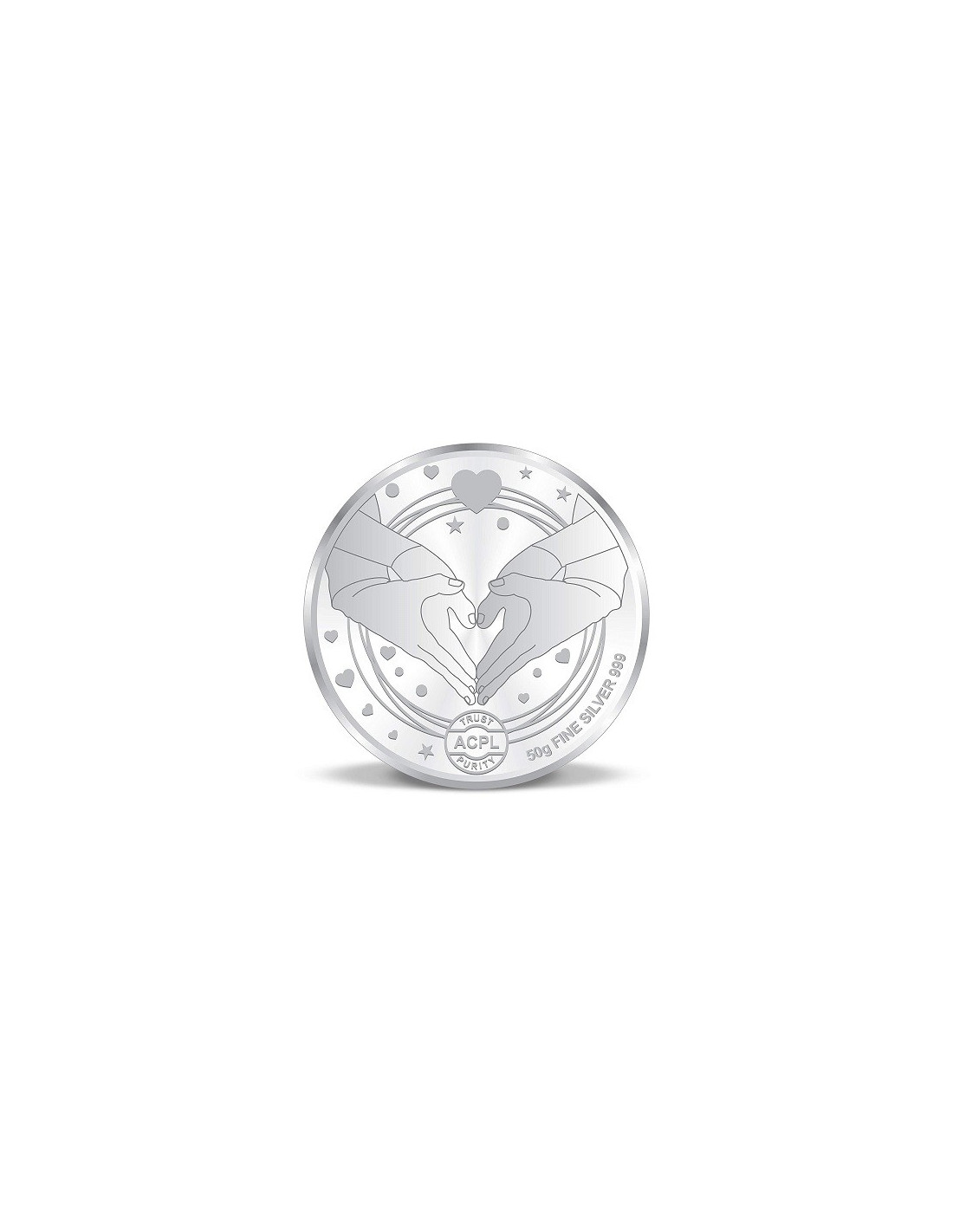 Precious Moments Color Anniversary BIS Hallmarked Silver Coin Of 100 G
