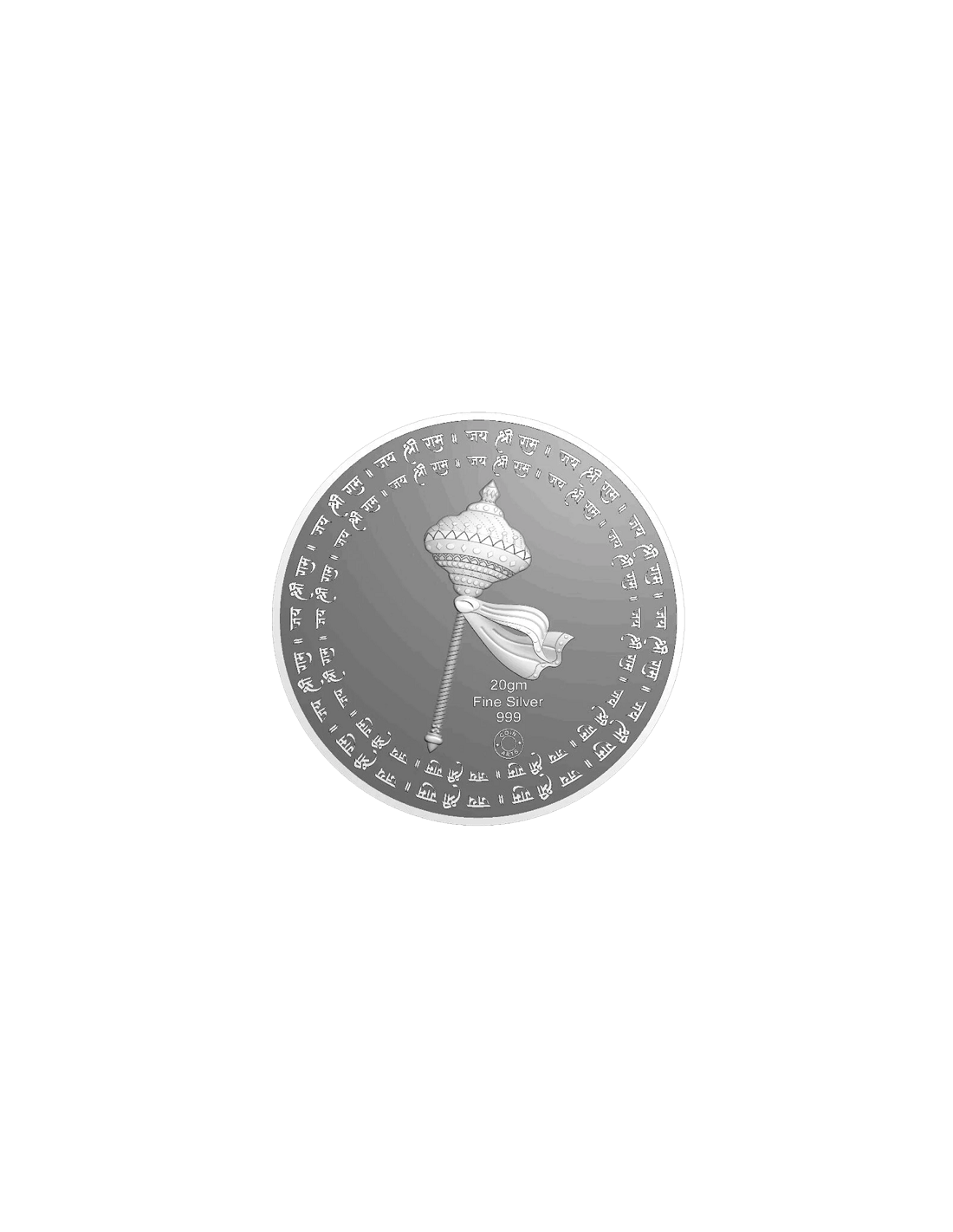 Coin Arts 3D Color Hanuman Ji Silver Coin of 20 Grams in 999 Purity ...