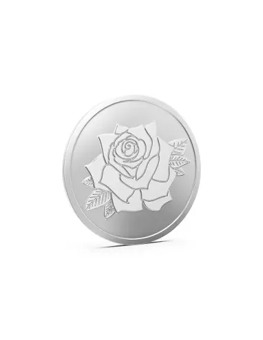 Aspect Bullion Rose Silver Coin Of 5 Grams in 24 Karat 999 Purity ...