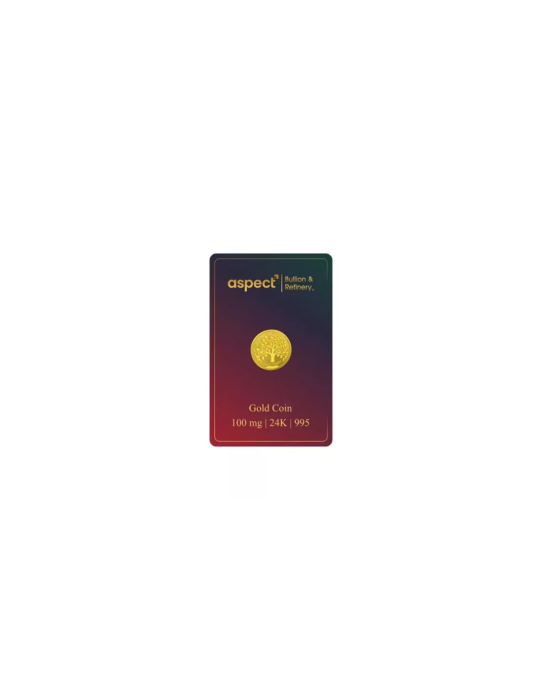 Buy 100 Milli Gm Gold Coin Gold Bar Online at Lowest Price Lowest Rate ...